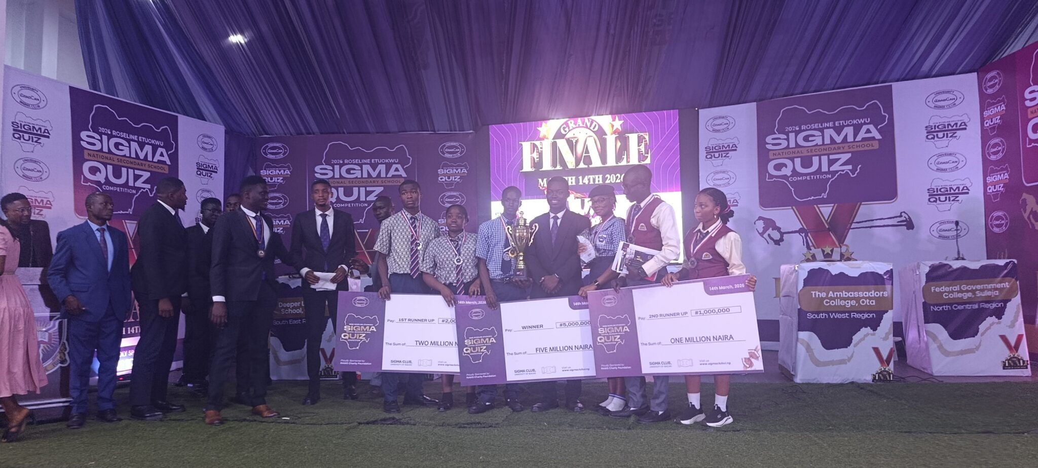 Restoration High School Wins Sigma National Secondary School Quiz, Bags ...