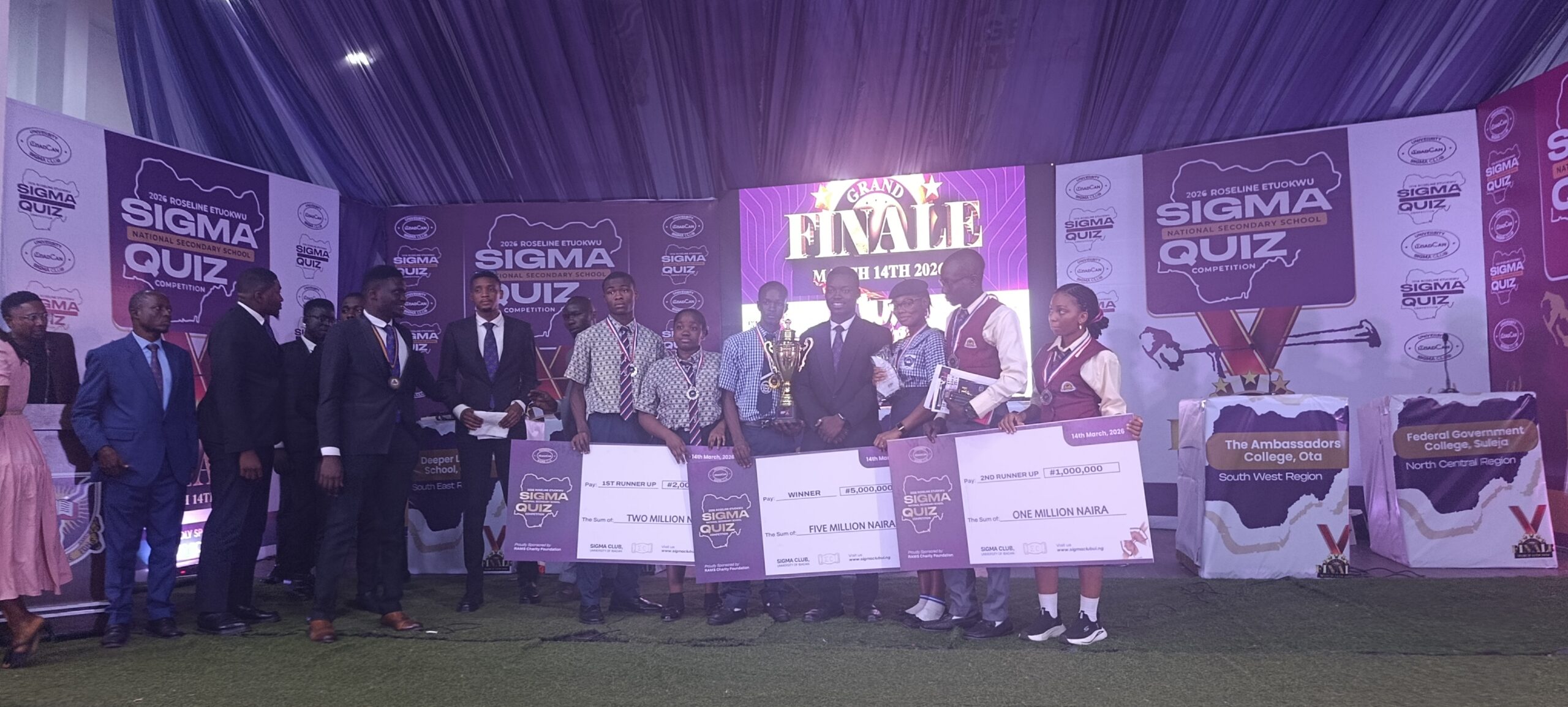 Restoration High School Wins Sigma National Secondary School Quiz, Bags ...